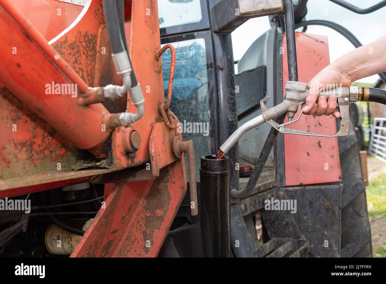 Fueling tractor hi-res stock photography and images - Alamy