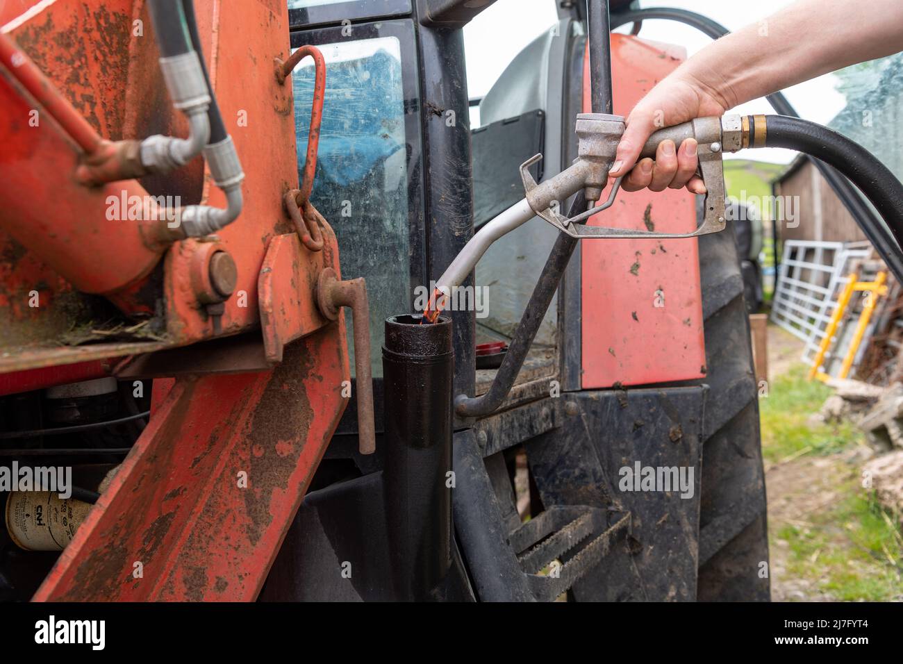 Fueling tractor hi-res stock photography and images - Alamy
