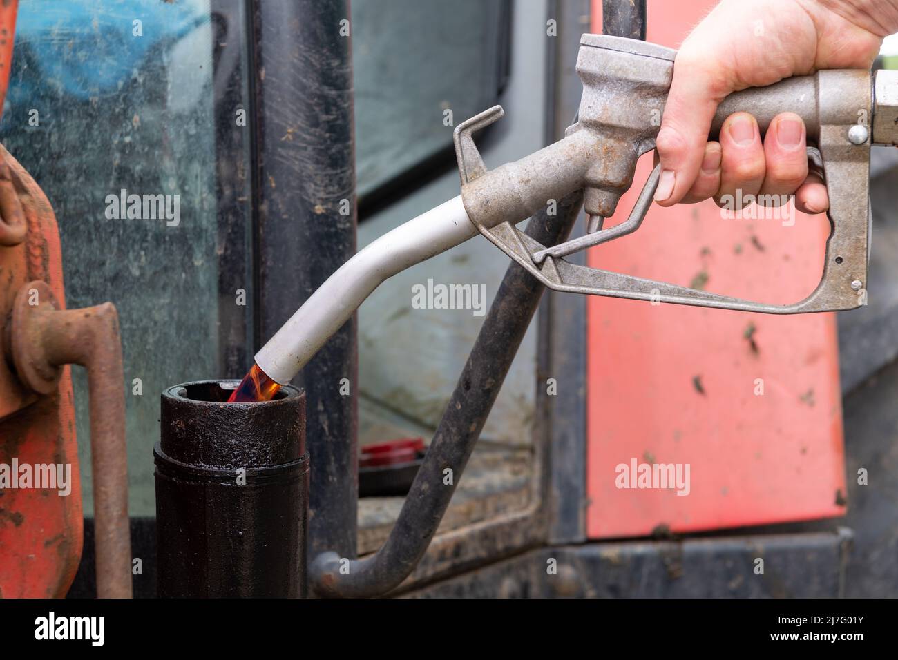 Fueling tractor hi-res stock photography and images - Alamy