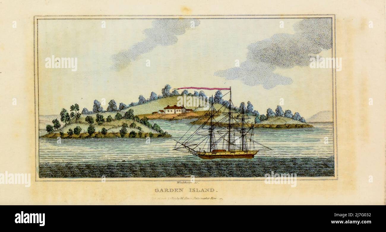 Garden Island from the book ' A account of a voyage to New South Wales ...