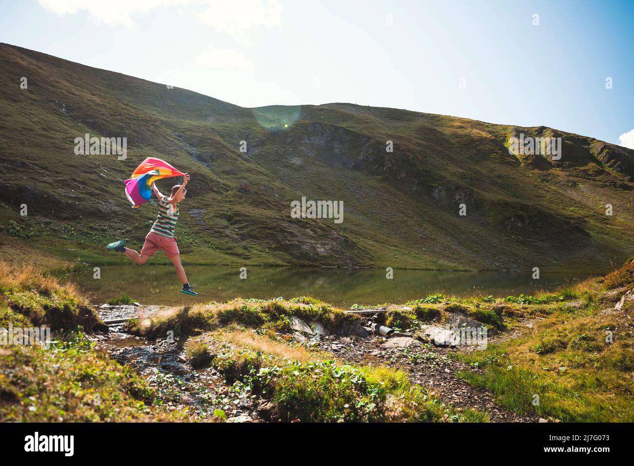 Lgbtiq rainbow flag hi-res stock photography and images - Alamy
