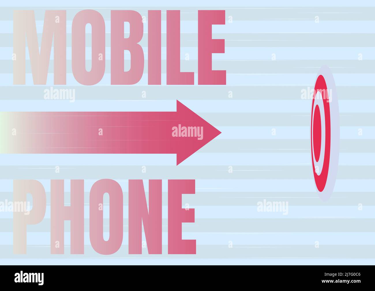 Conceptual caption Mobile Phone. Business approach A handheld device ...