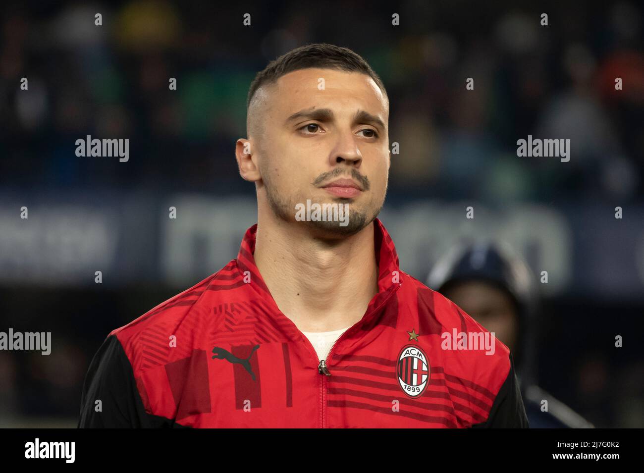 Rade Krunic (Milan) during the Italian "Serie A" match between Hellas ...