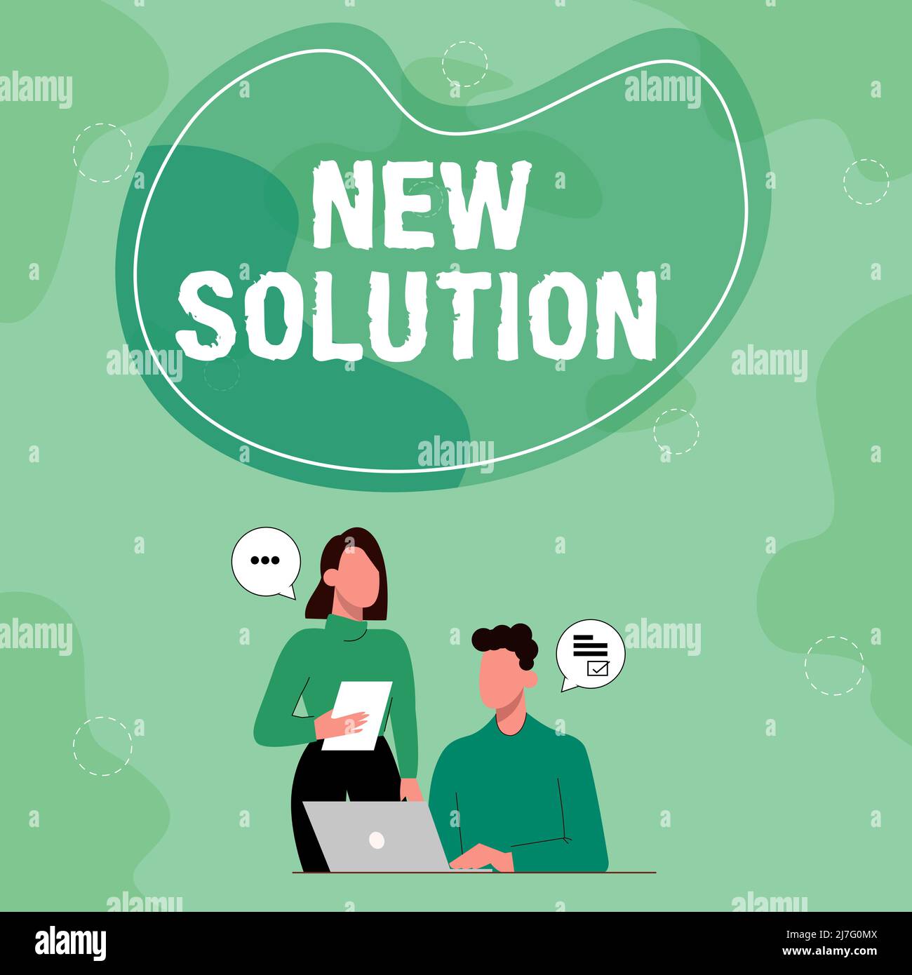 Hand writing sign New Solution. Word for Modern Innovation Latest ...