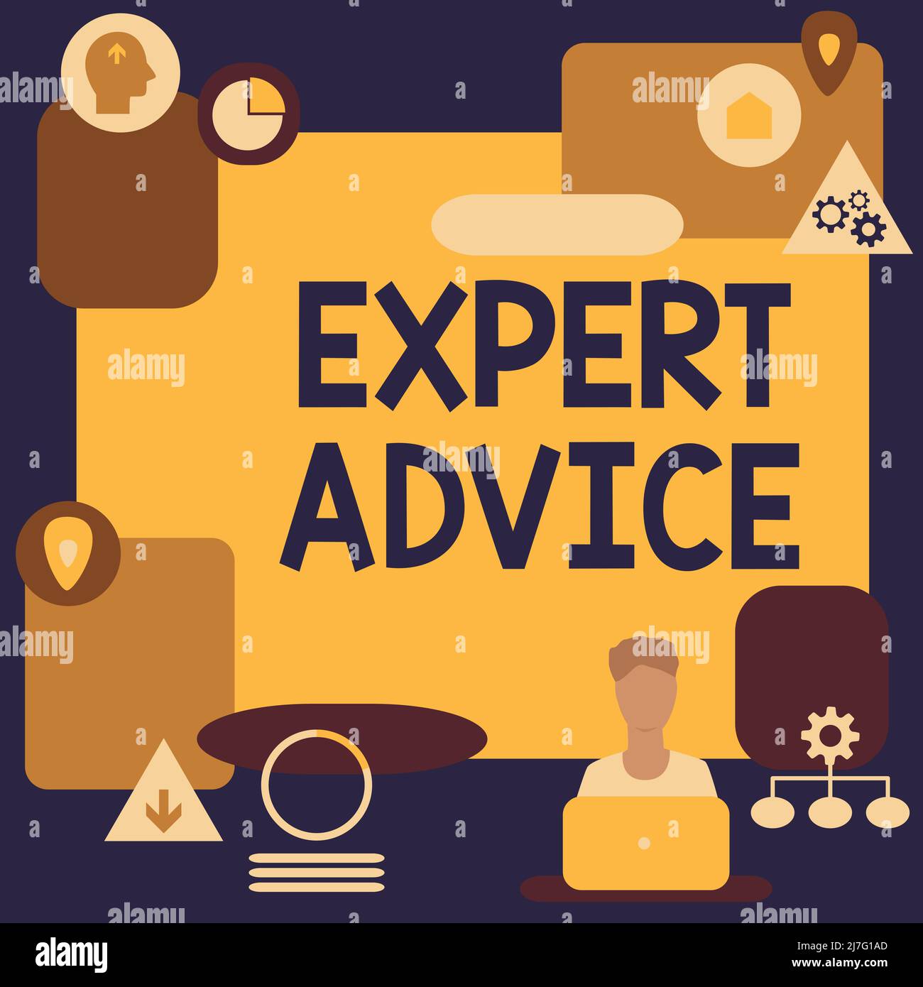 Text showing inspiration Expert Advice. Business idea Sage Good Word ...