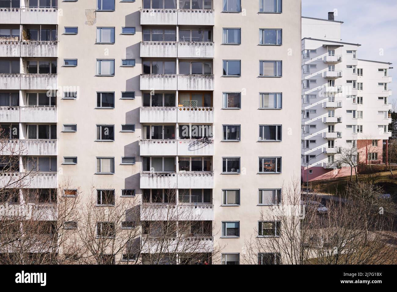 Residential block horizontal hi-res stock photography and images - Alamy