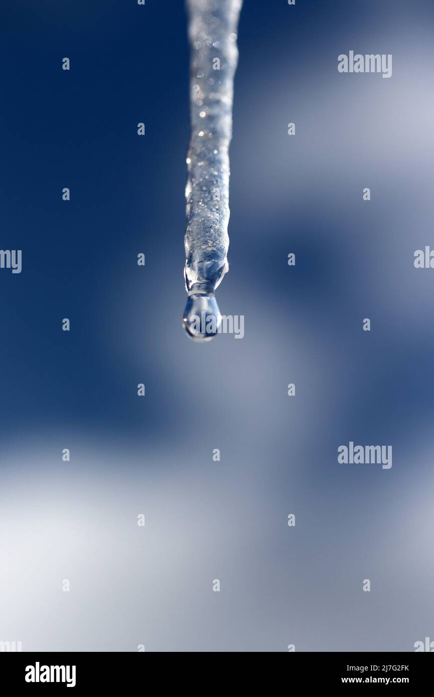 icicle melting in the sun Stock Photo - Alamy