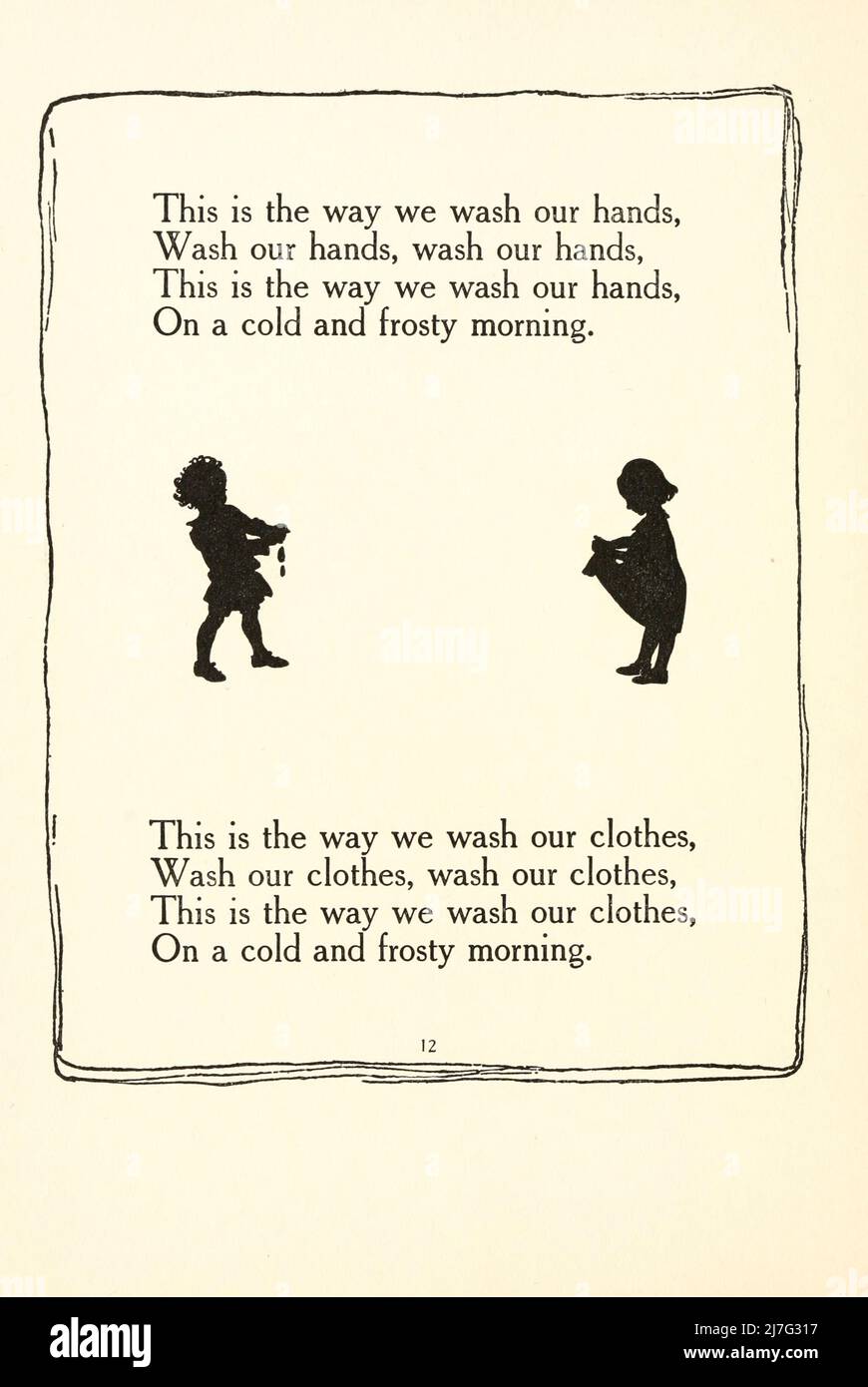 This is the way we wash our hands, from ' Mother Goose The old nursery ...