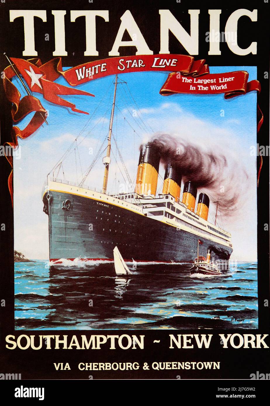 The 100th anniversary of the sinking of the Titanic. Pic shows an ...