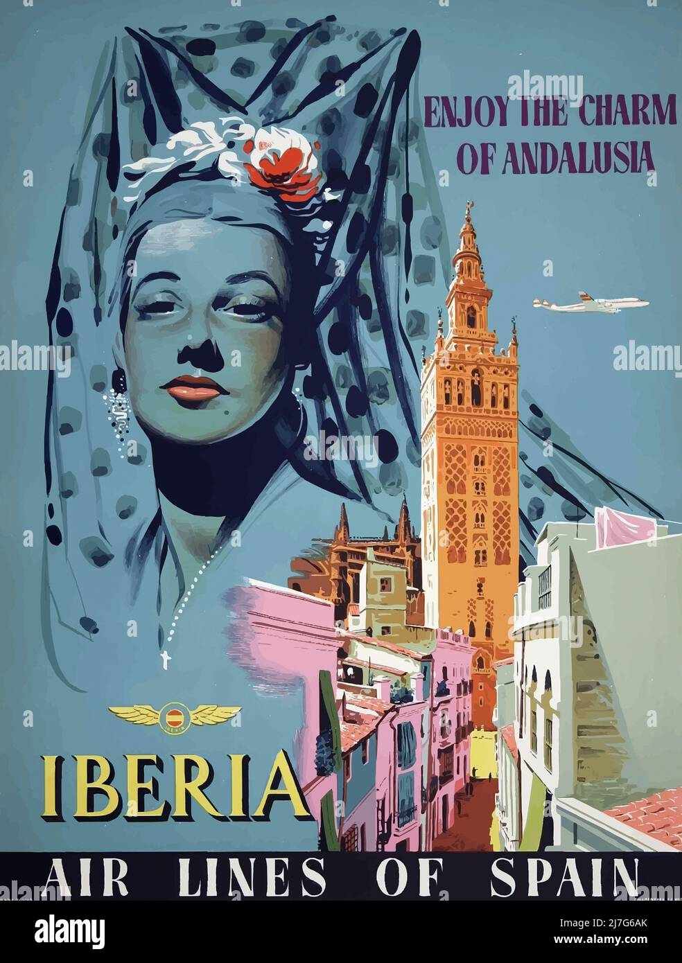 Spanish art deco posters hi-res stock photography and images - Alamy
