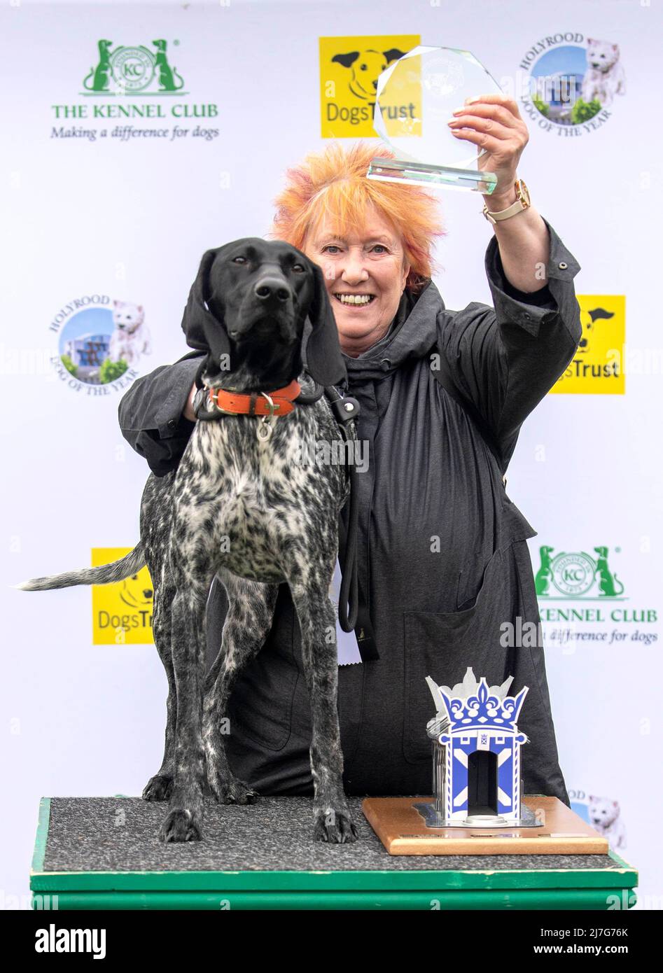 EDITORIAL USE ONLY Christine Grahame MSP and Mabel are announced as ...