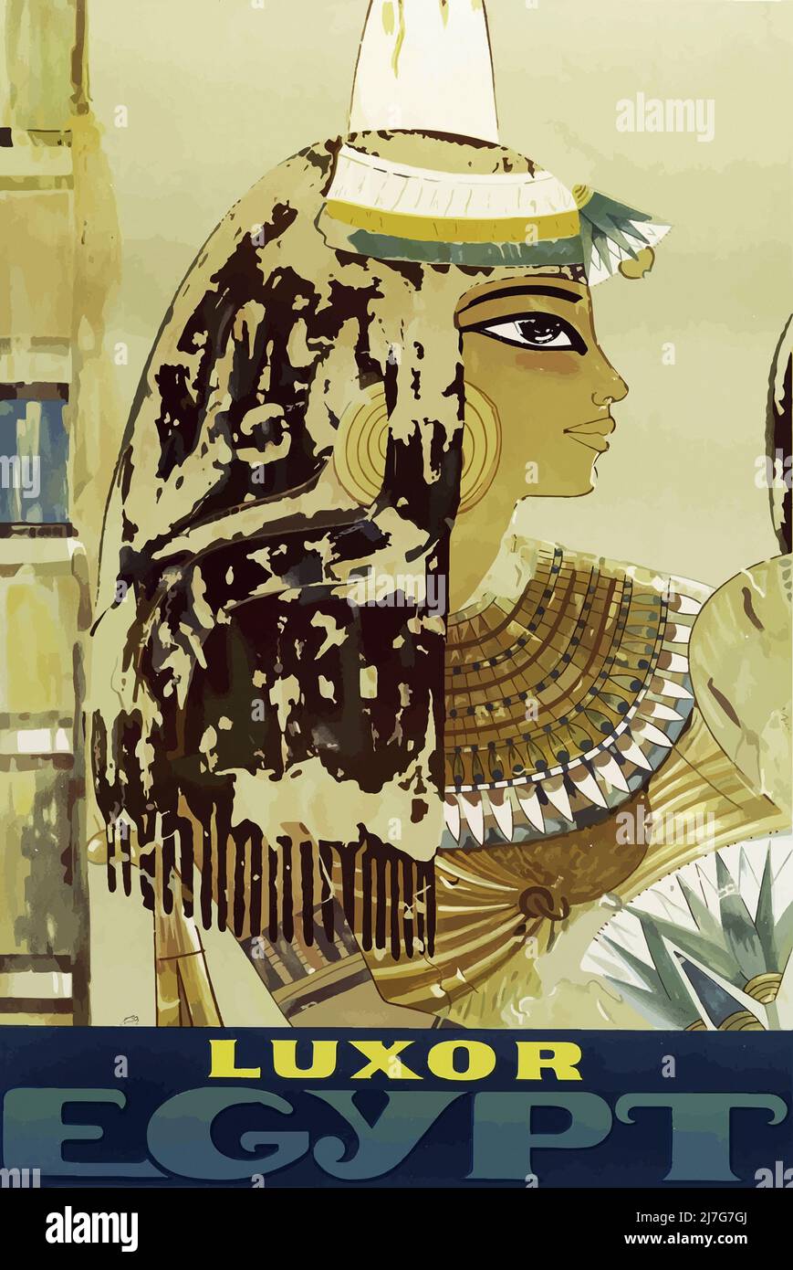 Egypt travel poster hi-res stock photography and images - Alamy