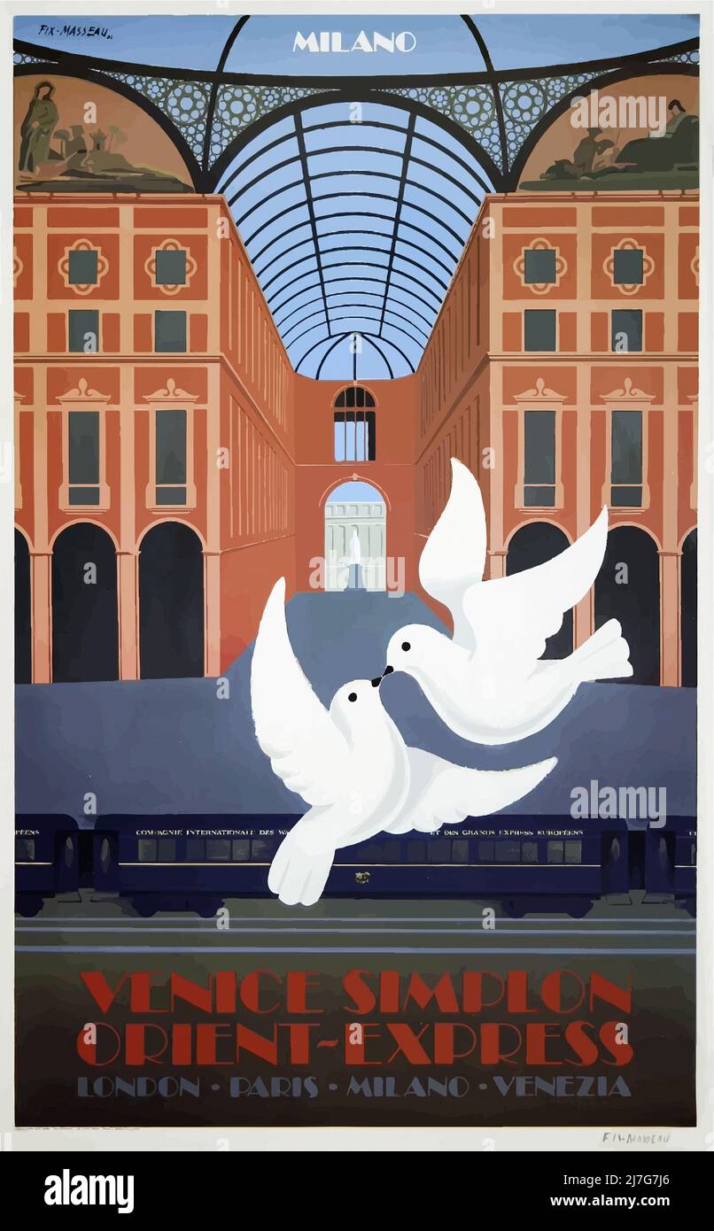 Art deco poster hi-res stock photography and images - Alamy