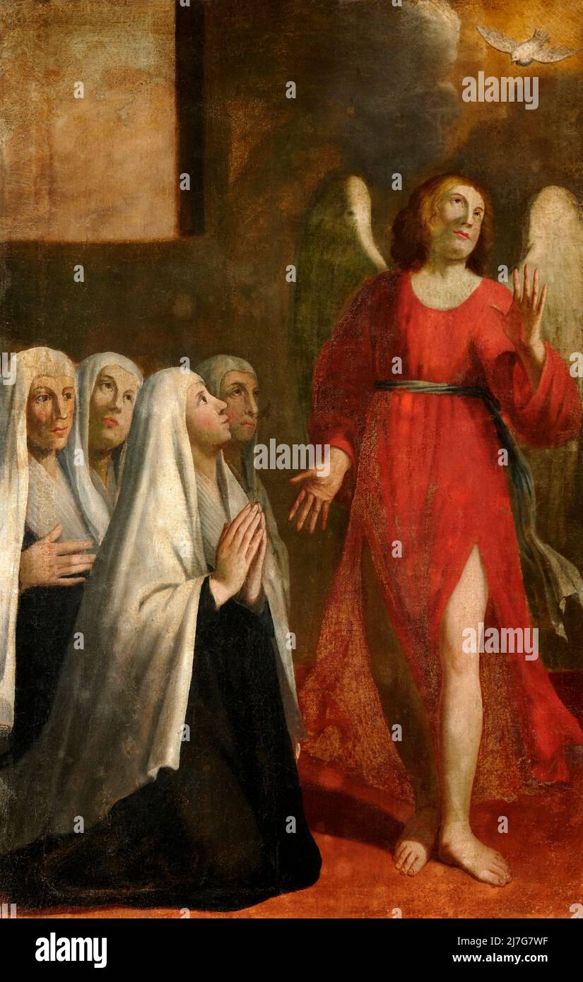 l’Angelo appare a S.Angela Merici e alle suore della Compagnia delle ...