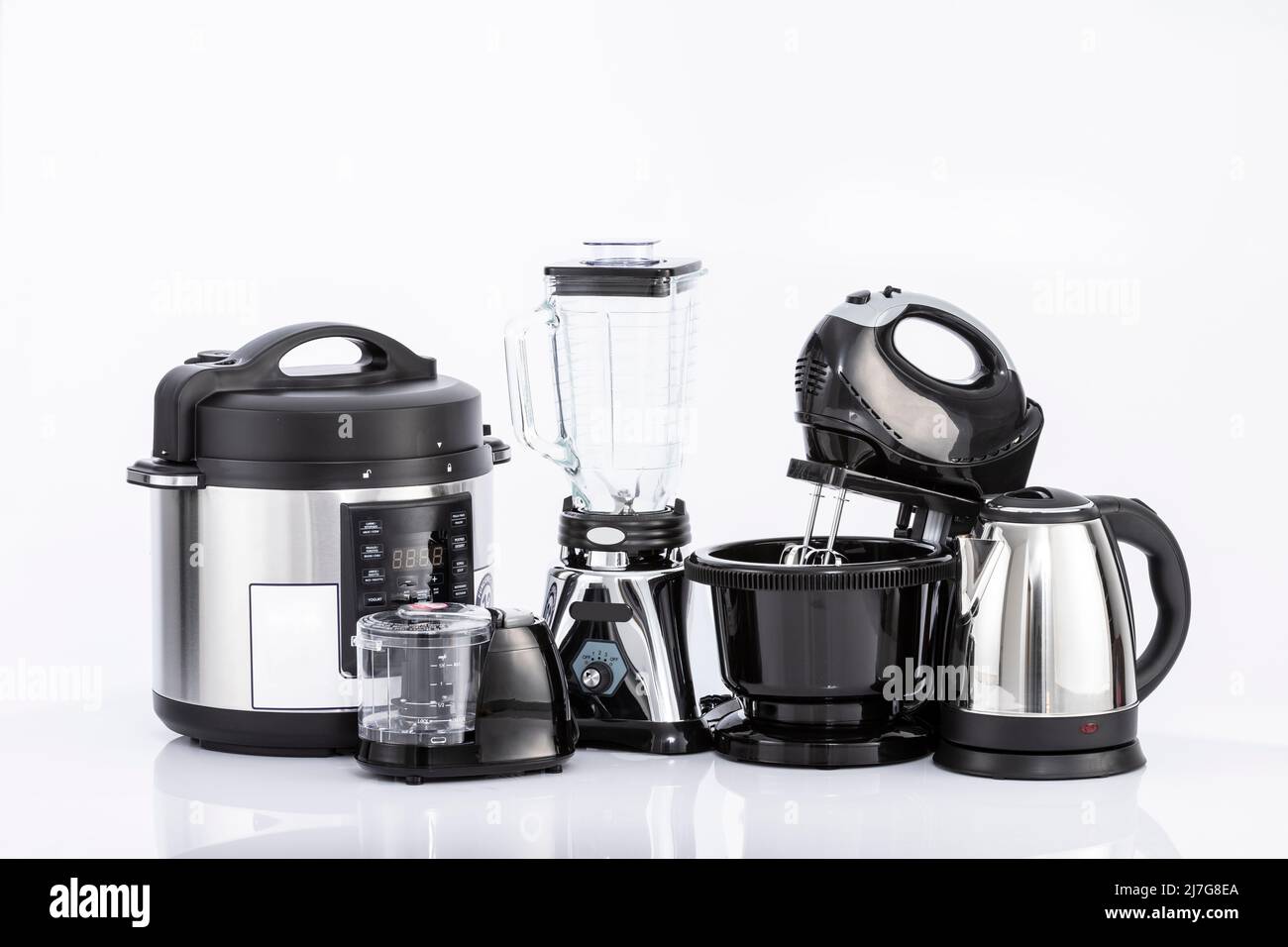 Kitchen Home Appliances - Different household appliances On Neutral ...