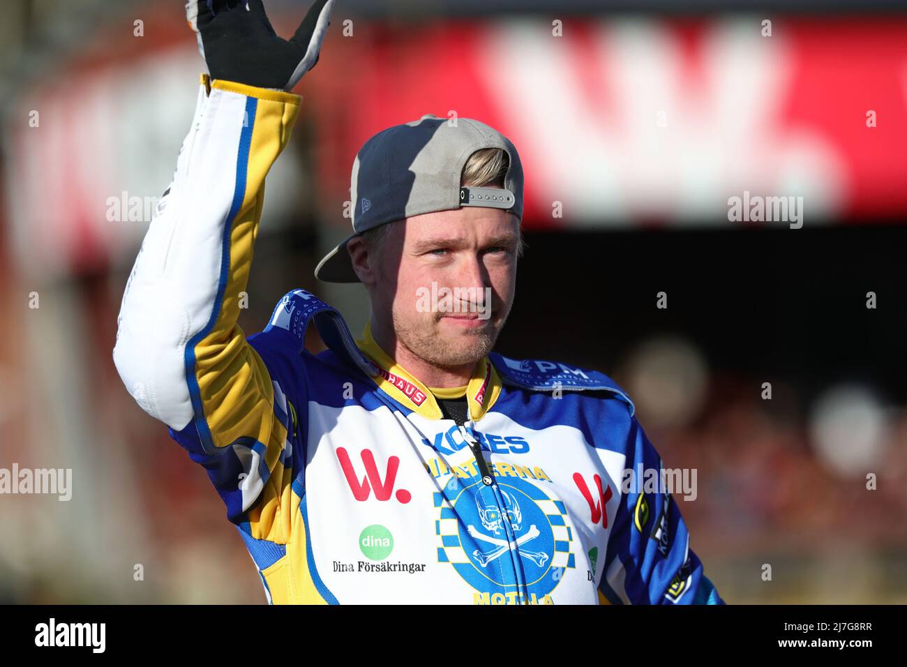 Rasmus Broberg, Piraterna, in the speedway match in the Elite Series ...