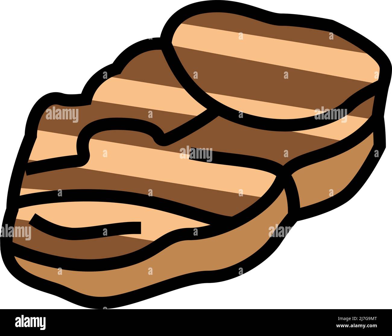 grill beef color icon vector illustration Stock Vector Image & Art - Alamy