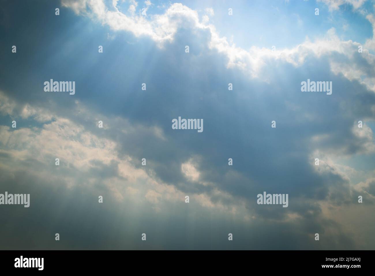 Dramatic sky and heavy rain clouds Stock Photo - Alamy
