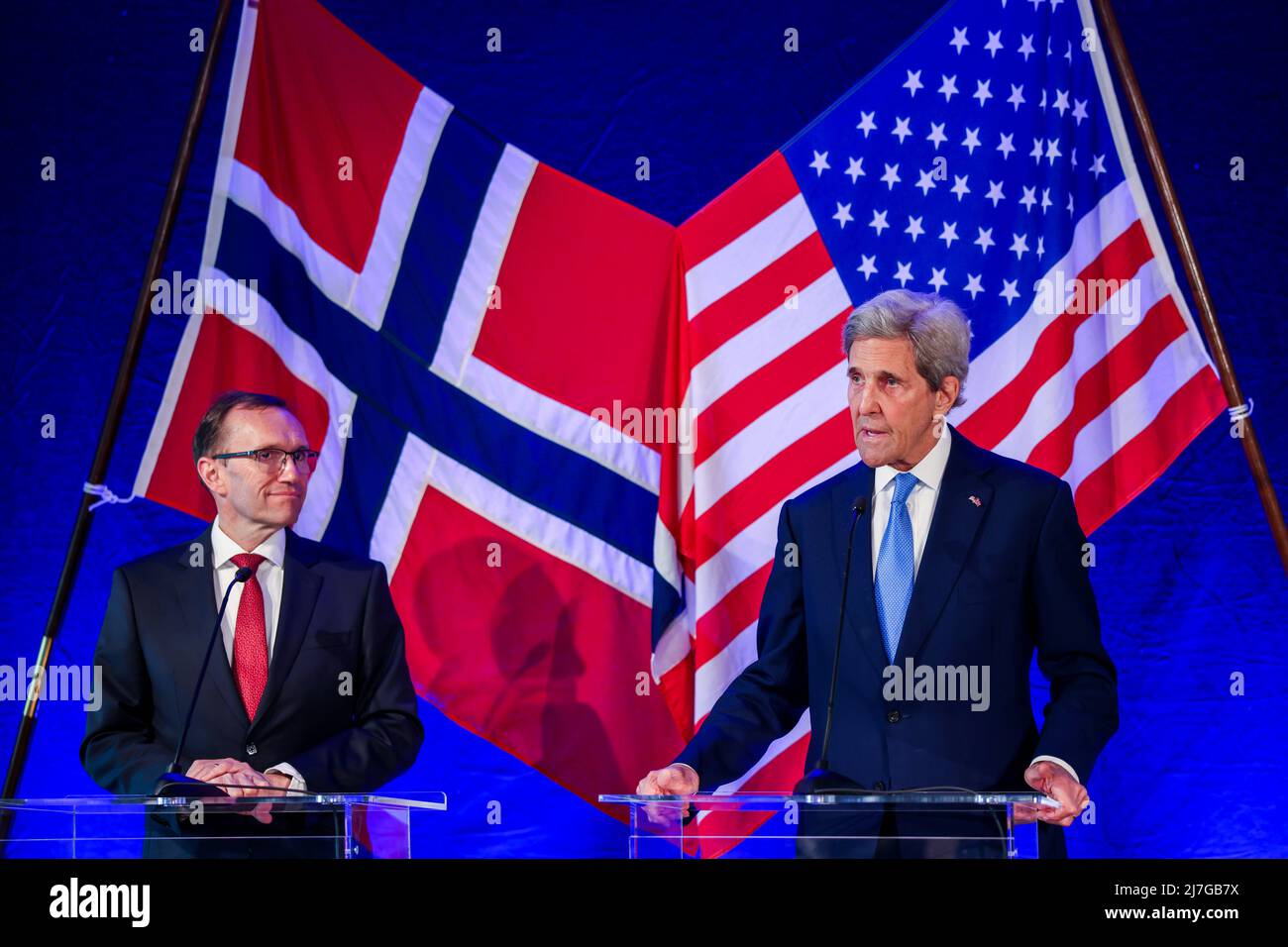 Oslo 20220506.US Climate Envoy John Kerry and Climate and Environment ...