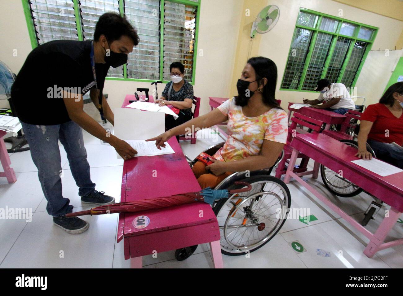 Philippines. 9th May, 2022. Emergency Accessible Polling Place (EAPP ...