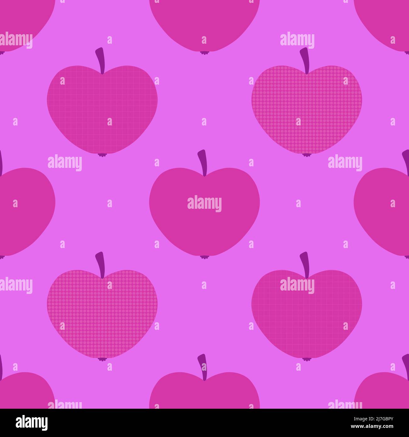 Autumn seamless apples pattern for fabrics and textiles and packaging ...