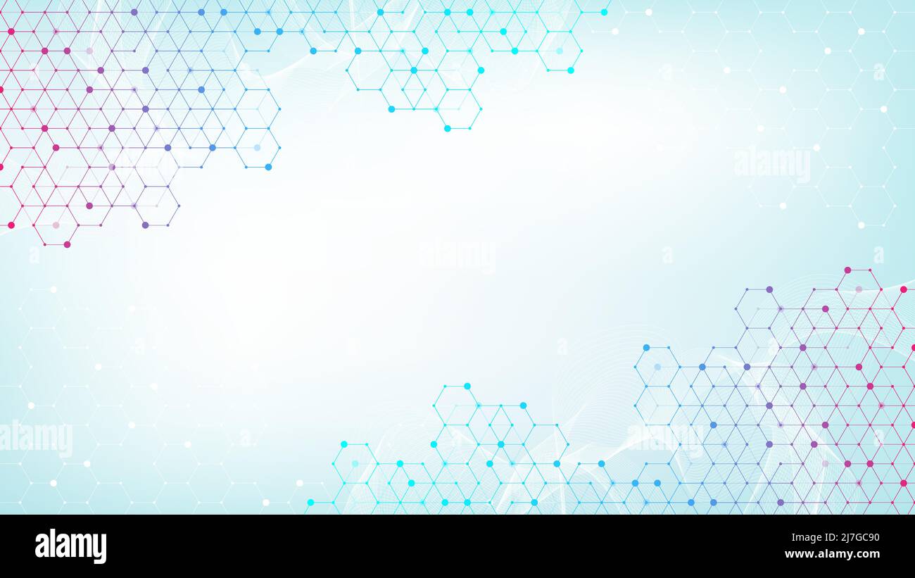 Abstract Molecules Structure Background Scientific Or Medical Concept Molecular Structures Or