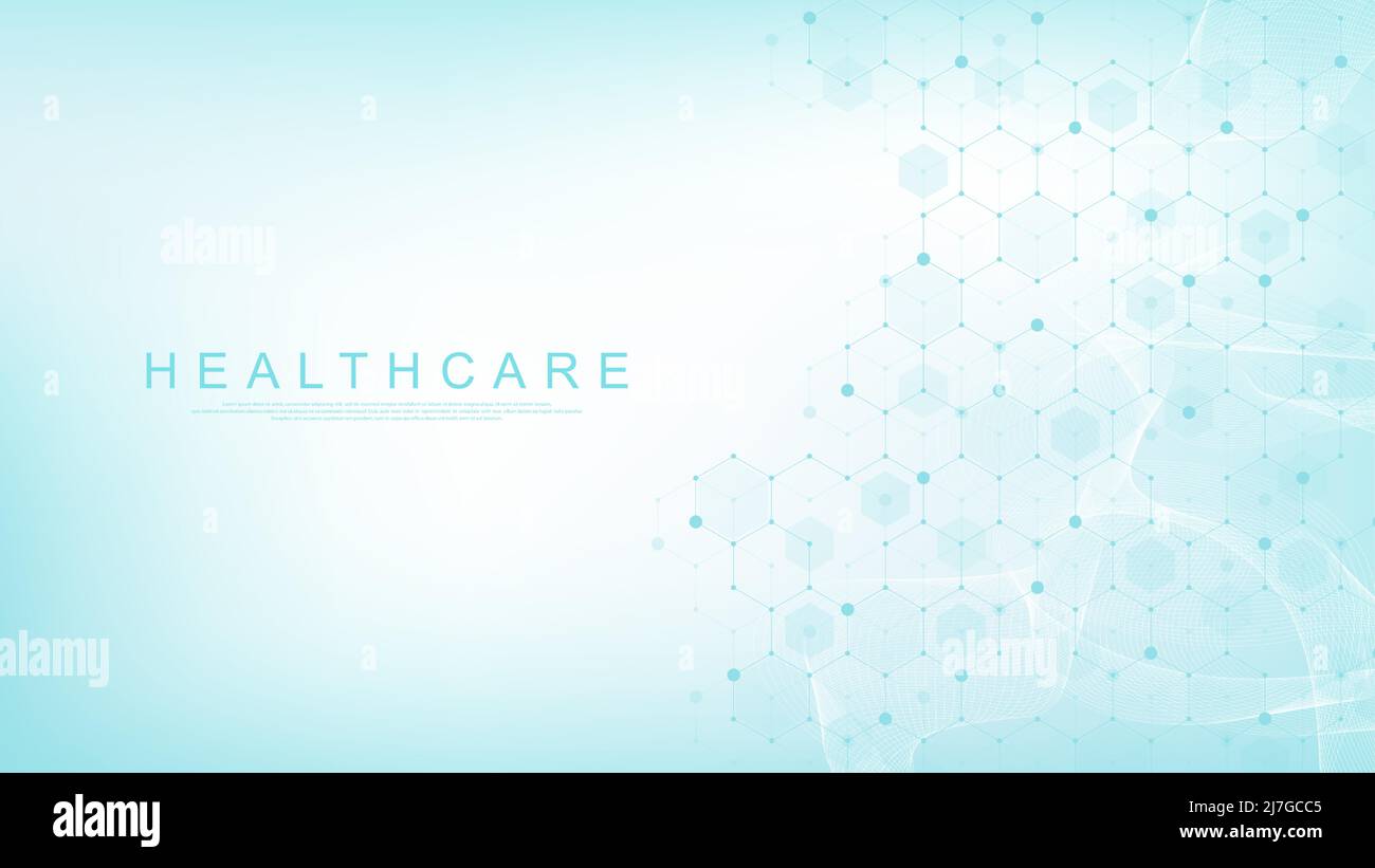 Health care and medical pattern innovation concept background design ...