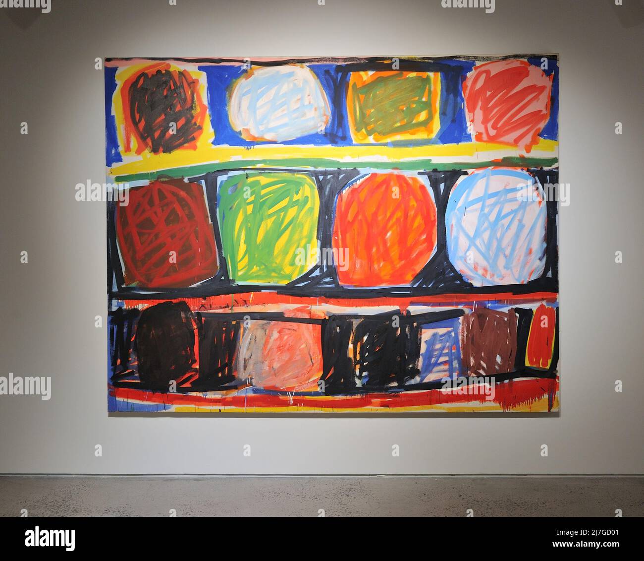 Radical Openness by Stanley Whitney on display at Sotheby's as part of ...