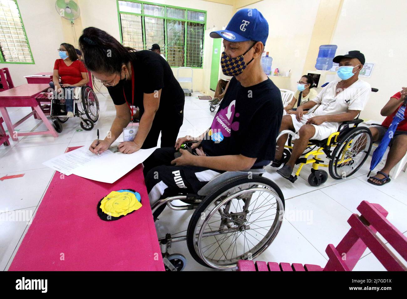 Philippines. 9th May, 2022. Emergency Accessible Polling Place (EAPP ...