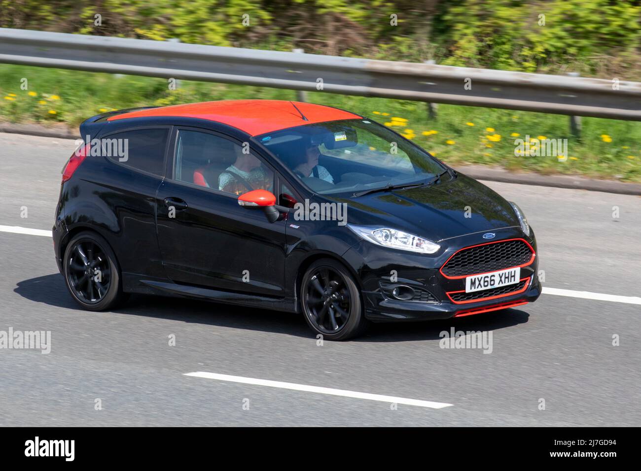 Ford fiesta st line black cars hi-res stock photography and images - Alamy