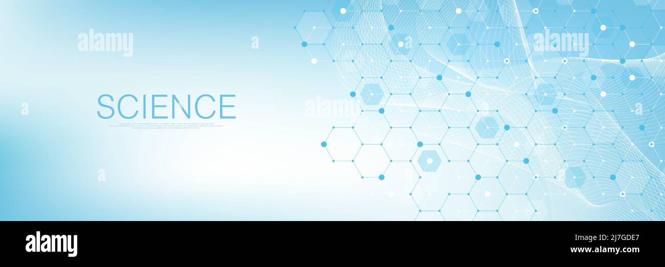 Abstract Molecules Structure Background Scientific Or Medical Concept Molecular Structures Or