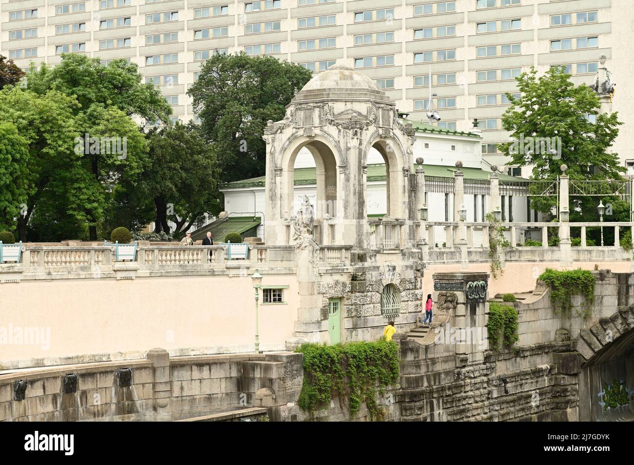 Vienna, Austria. Underground station U4 Stadtpark in Vienna Stock Photo ...