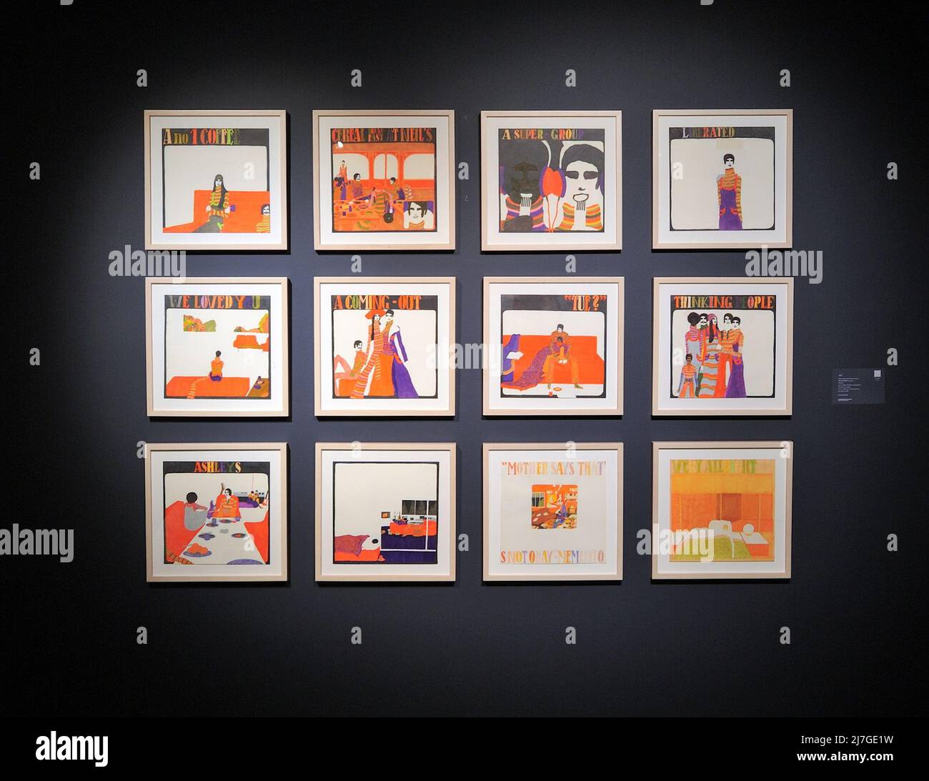 Ashley's by Kai Althoff on display at Sotheby's as part of "The New ...