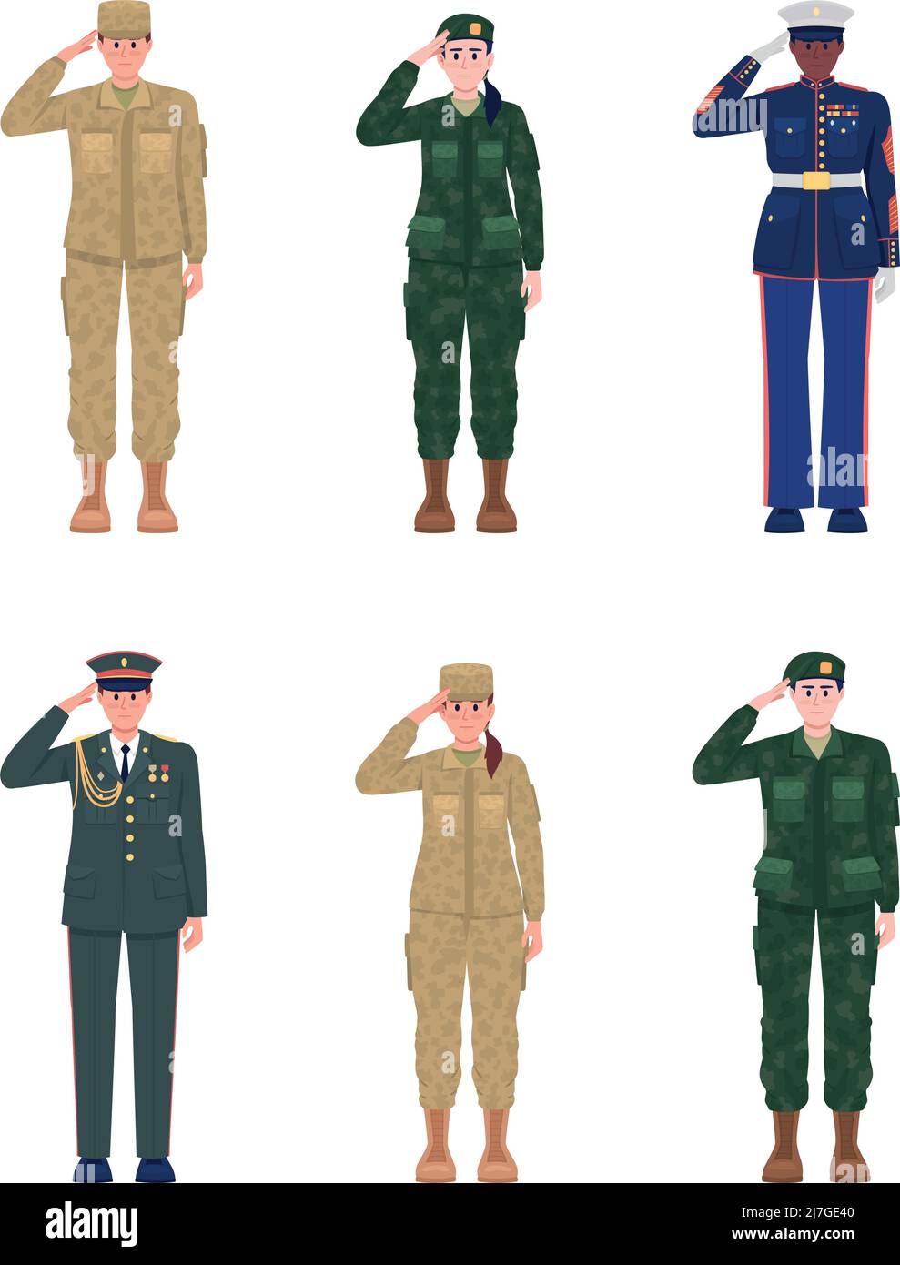 American officers in military uniform Stock Vector Images - Alamy