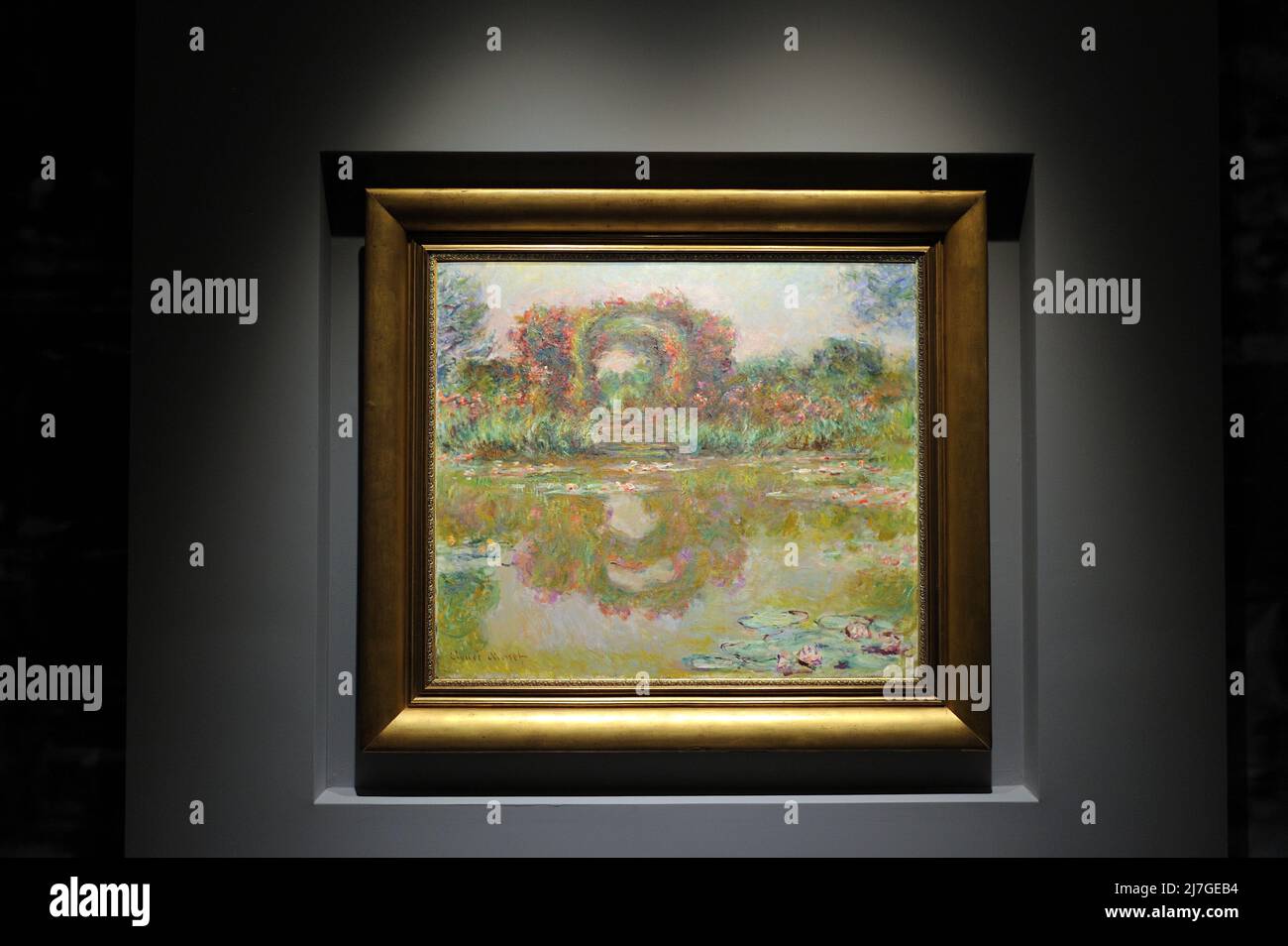 Les Arceaux De Roses, Giverny by Claude Monet on display at Sotheby's ...