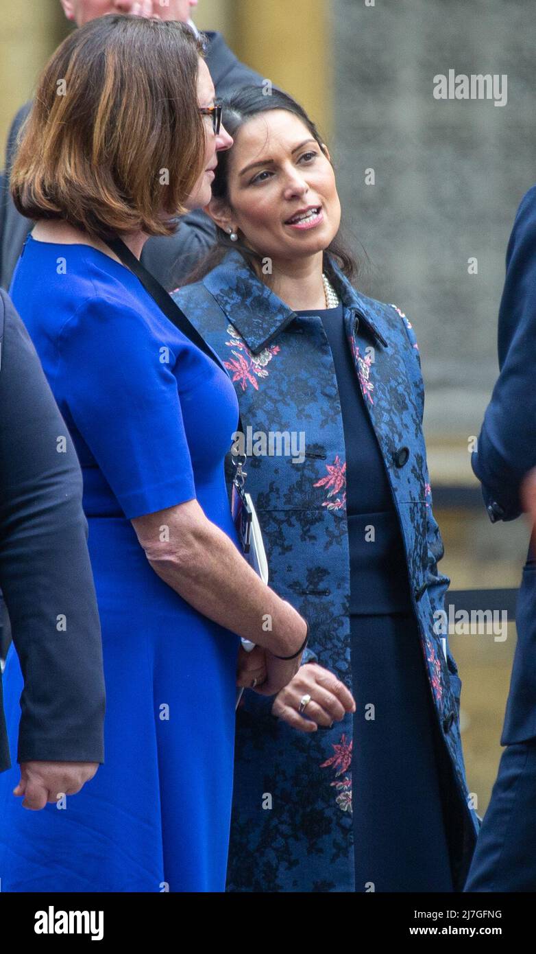 London, England, UK. 9th May, 2022. UK Home Secretary PRITI PATEL is ...