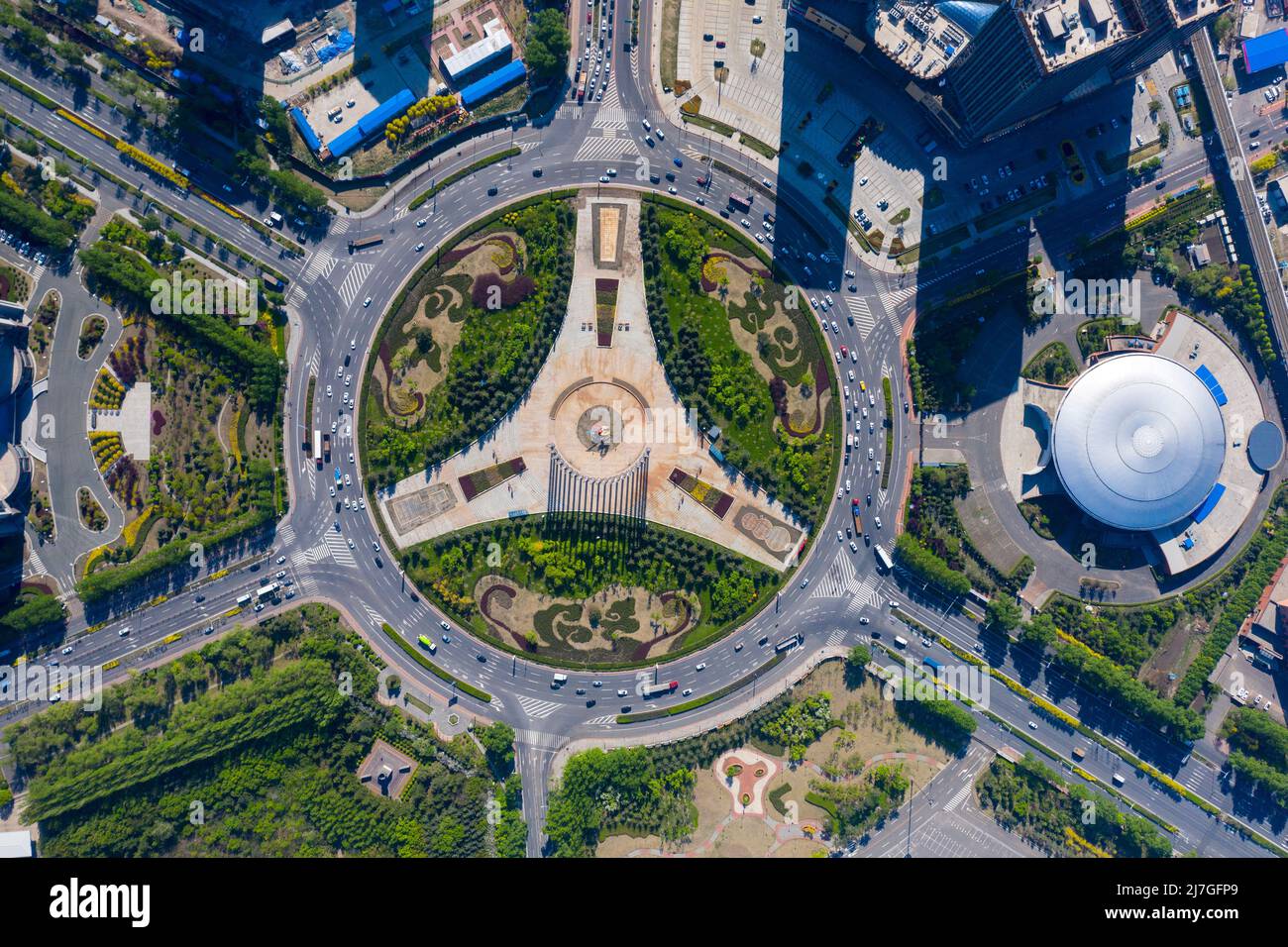 CHANGCHUN, CHINA - MAY 9, 2022 - Aerial photo taken on May 9, 2022 ...