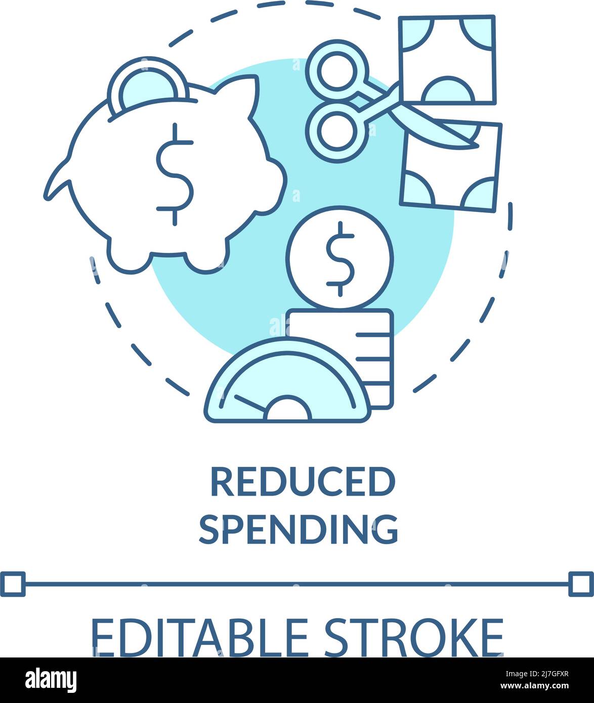 Cut expenditure Stock Vector Images - Alamy