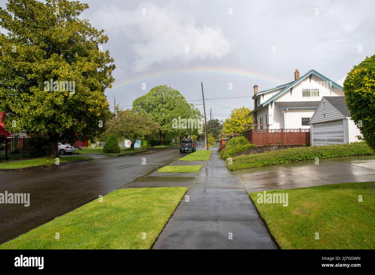 Portland, Oregon is vibrantly colorful in the springtime when there is ...