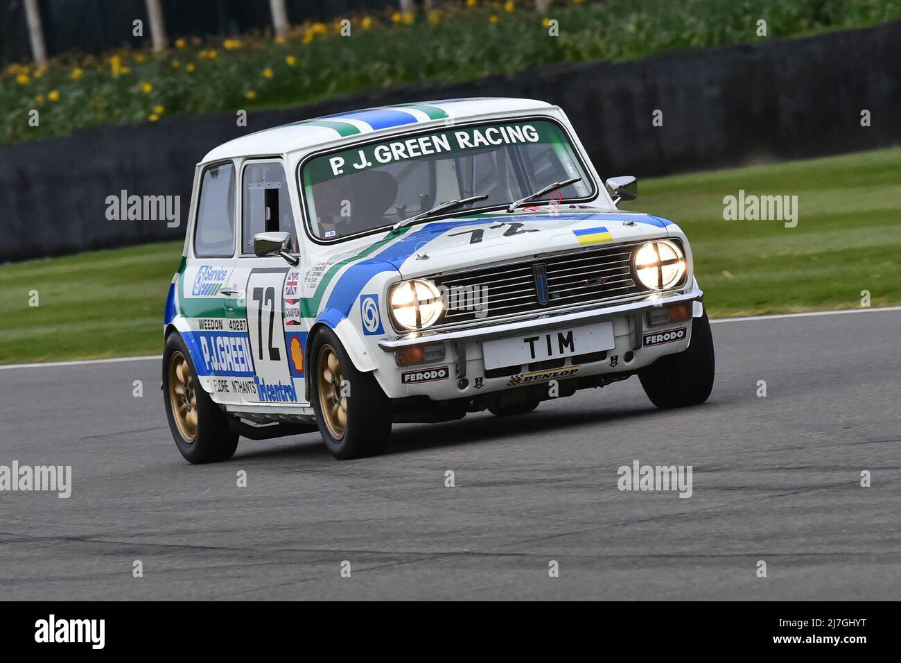 Harvey Death, Mini 1275 GT, Gerry Marshall Trophy Sprint Race, a single ...