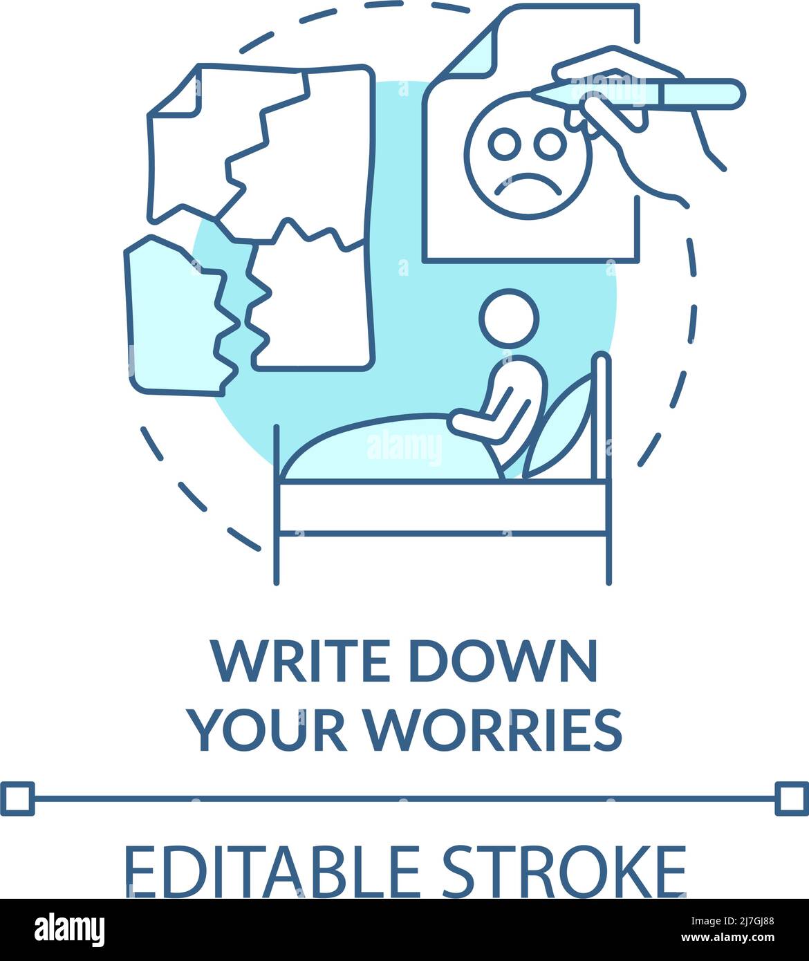 Health worries Stock Vector Images - Alamy