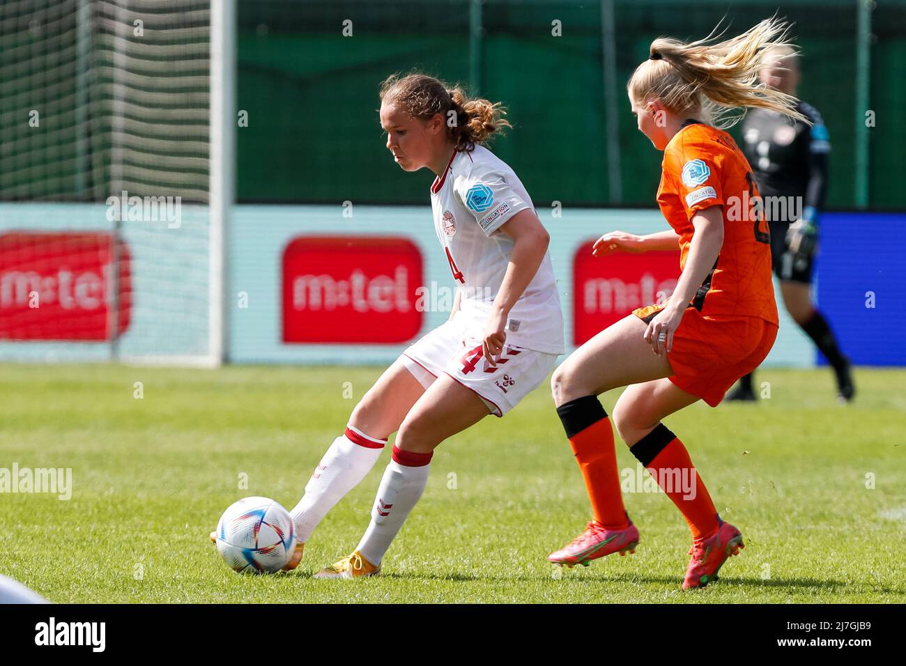 ZENICA, BOSNIA AND HERZEGOVINA - MAY 9: Karoline Olesen of Denmark ...