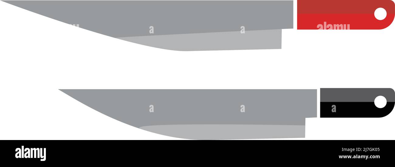 Kitchen knives icon set. Editable vector Stock Vector Image & Art - Alamy