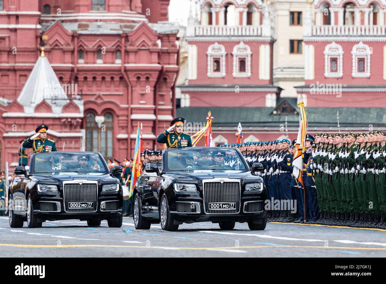 Moscow, Russia. 9th May, 2022. Russian Defense Minister Sergei Shoigu ...