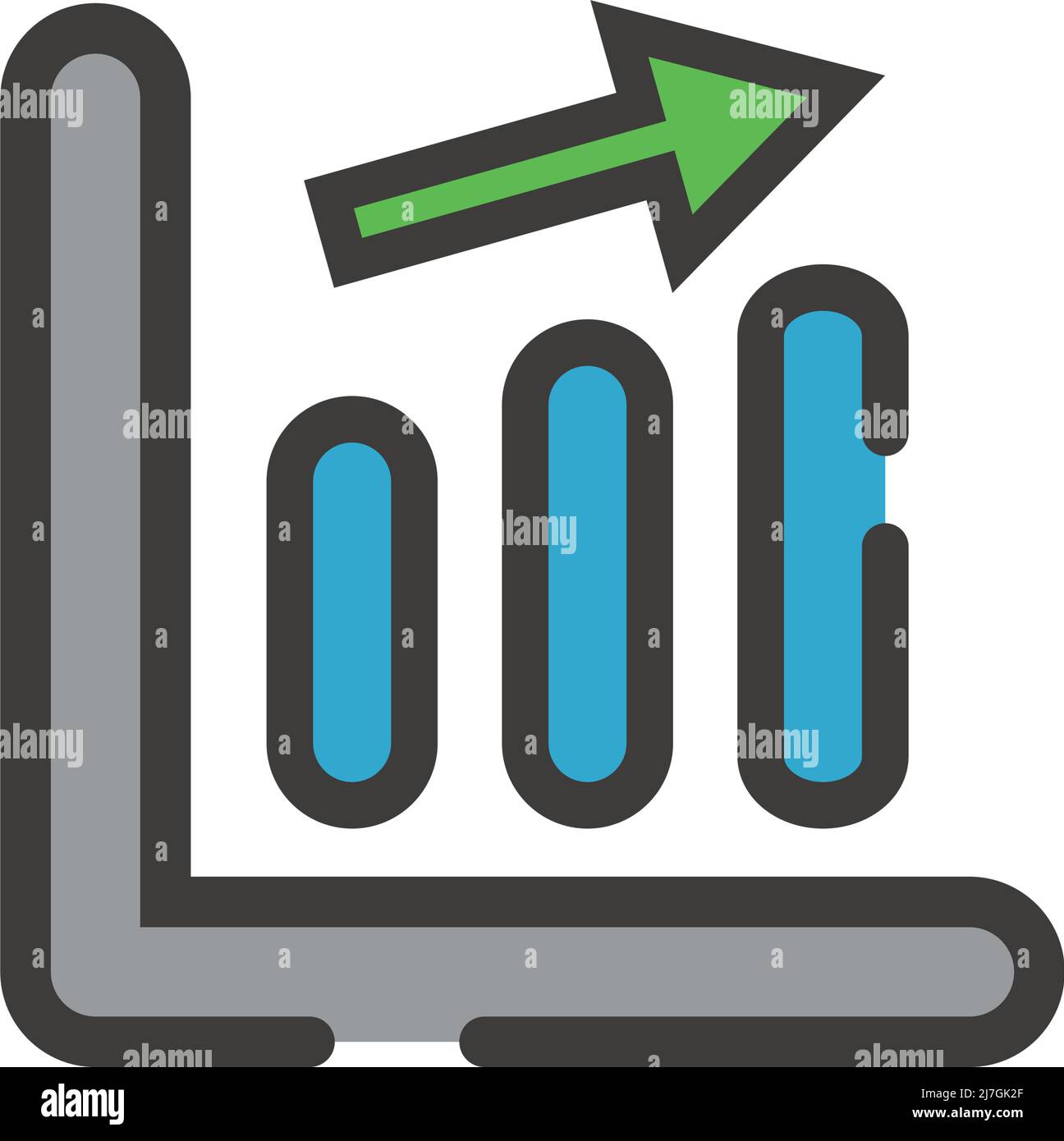 Successful financial graph arrow Stock Vector Images - Alamy