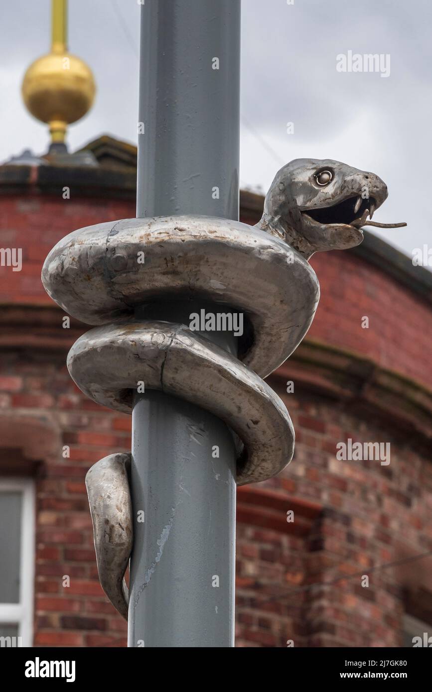 One of mini statues of animals from Shakespeare plays around the town ...