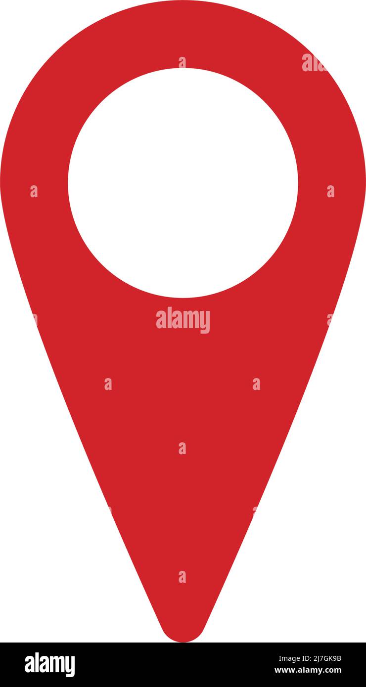 Map pin icons, GPS and location information. Editable vector Stock ...