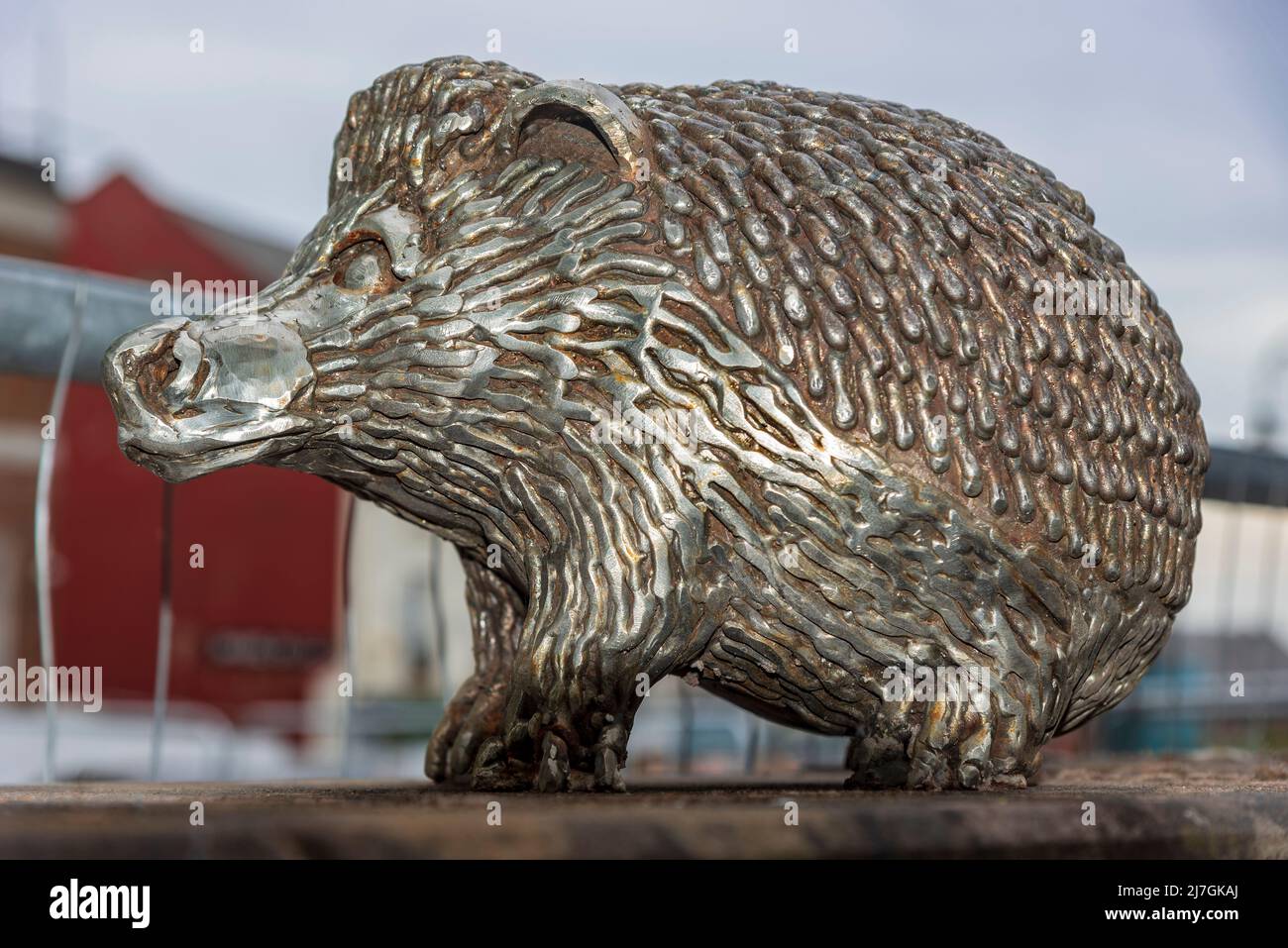 One of mini statues of animals from Shakespeare plays around the town ...