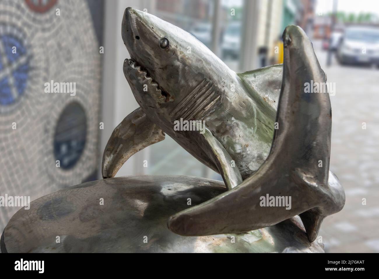 One of mini statues of animals from Shakespeare plays around the town ...