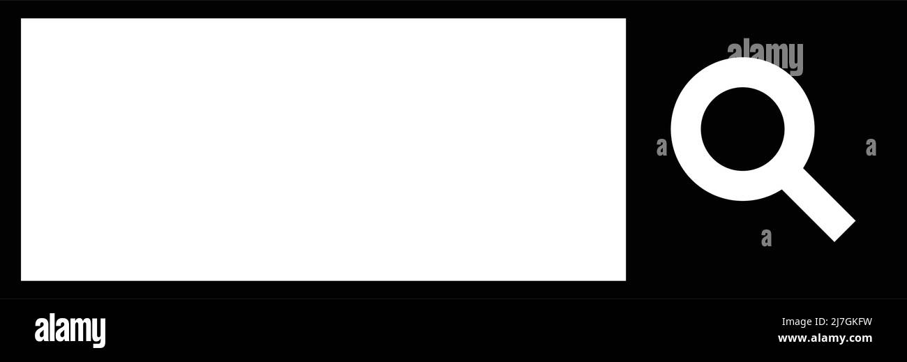 Search box icon with magnifying glass. Editable vector Stock Vector ...